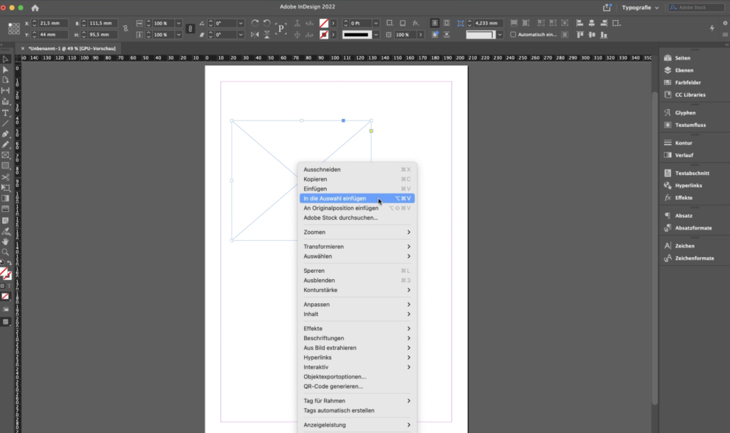 Helpdesk teamnext | Media Hub - Bilder per Zwischenablage in InDesign ...